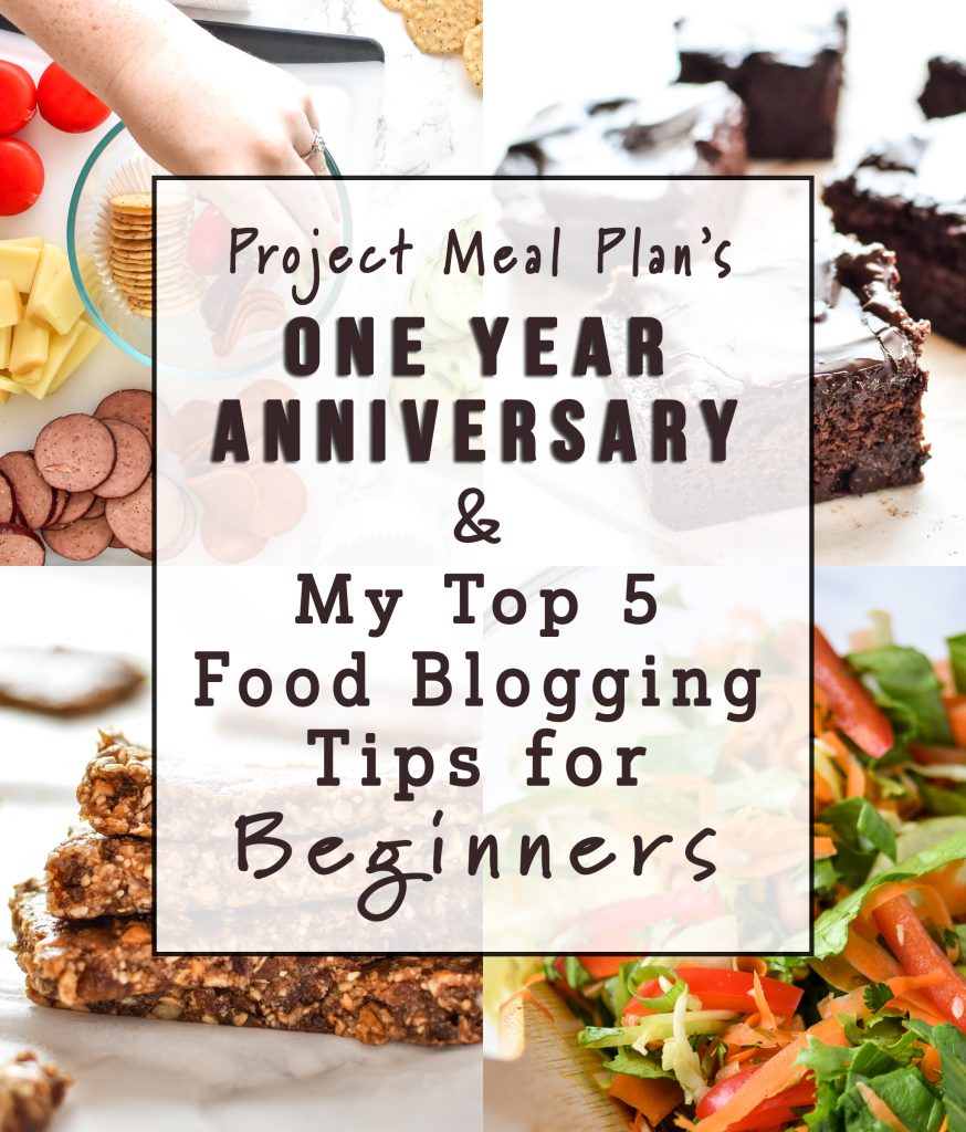 PMP's One Year Anniversary + My Top 5 Food Blogging Tips for Beginners