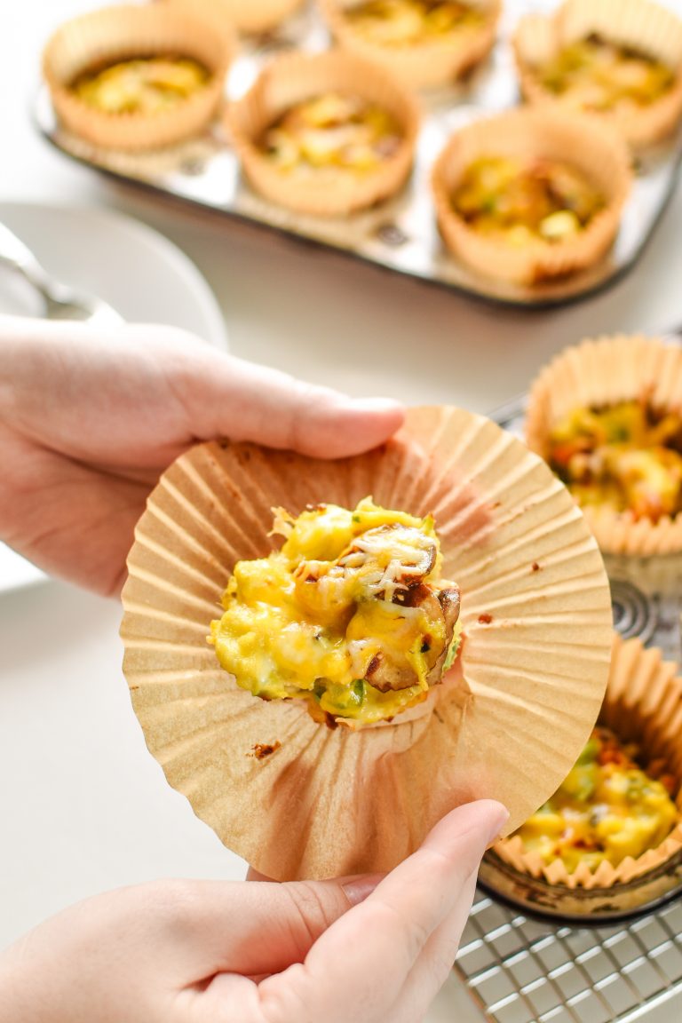 Southwest Muffin Tin Hash Brown Egg Cups - Project Meal Plan