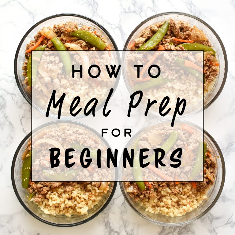 How to Meal Prep for Beginners - Project Meal Plan