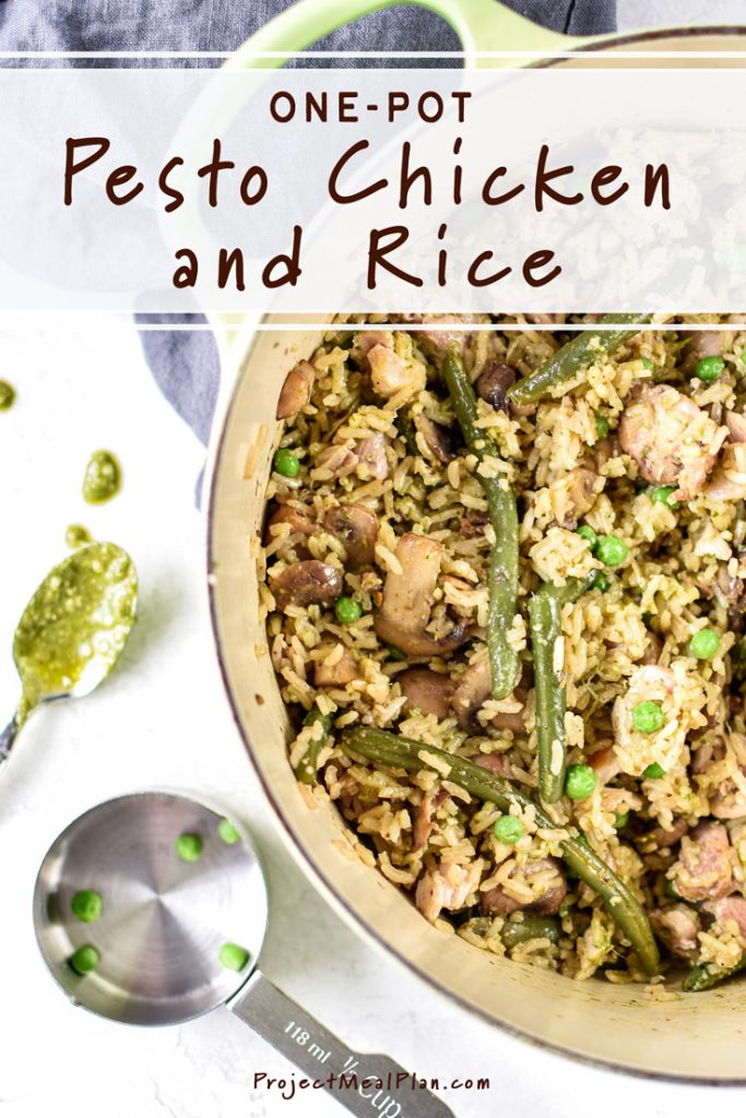 One-Pot Pesto Chicken and Rice - Project Meal Plan