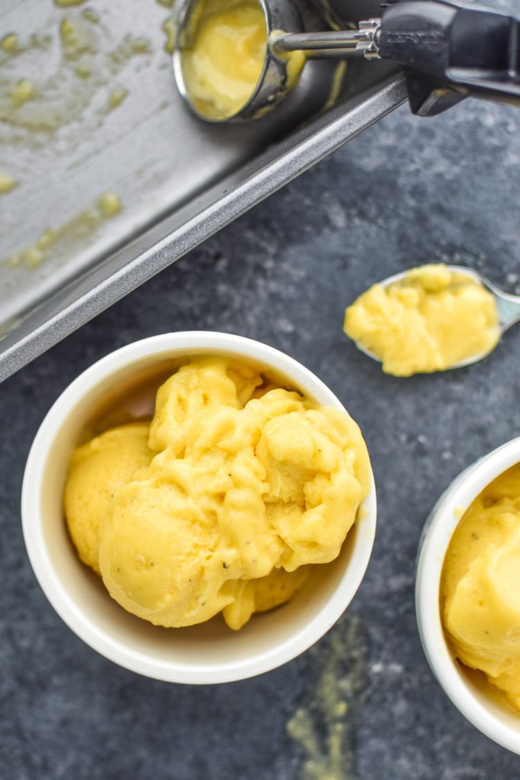4 Ingredient Mango Lime Nice Cream - Project Meal Plan