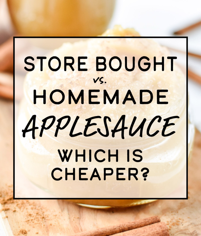 Store Bought vs Homemade Applesauce: Which is Cheaper? - Project Meal Plan