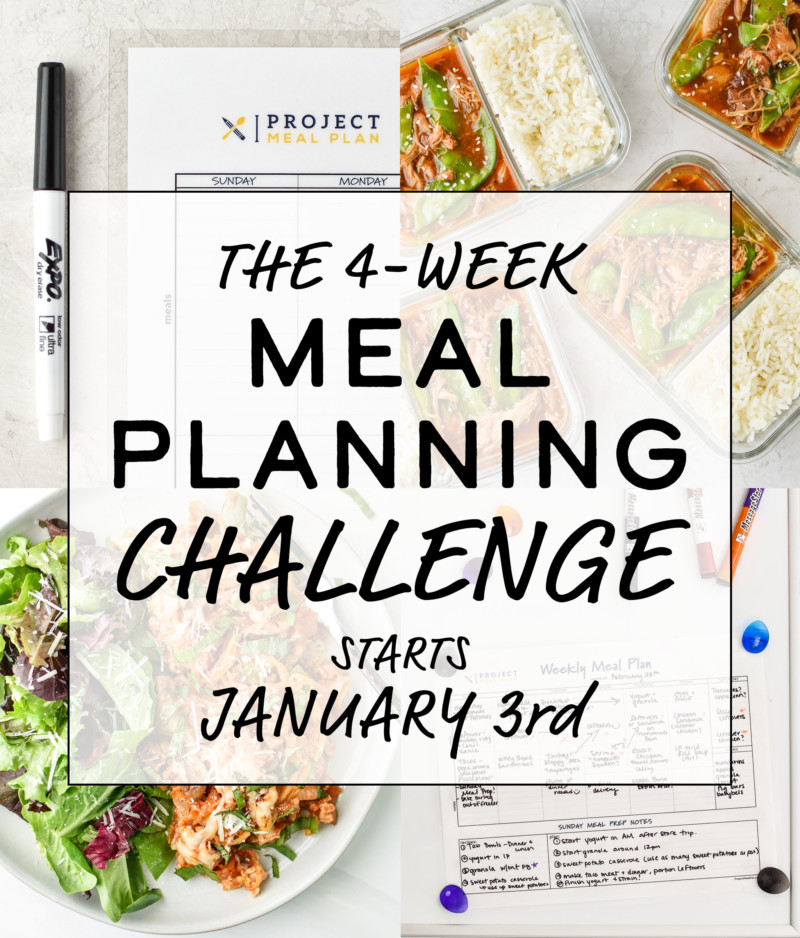 4-Week Meal Planning Challenge: January 2019 - Project Meal Plan