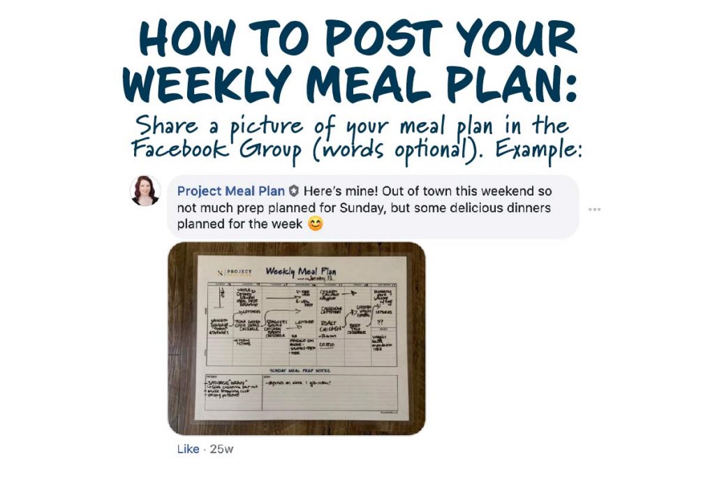 4-Week Meal Planning Challenge: January 2020 - Project Meal Plan