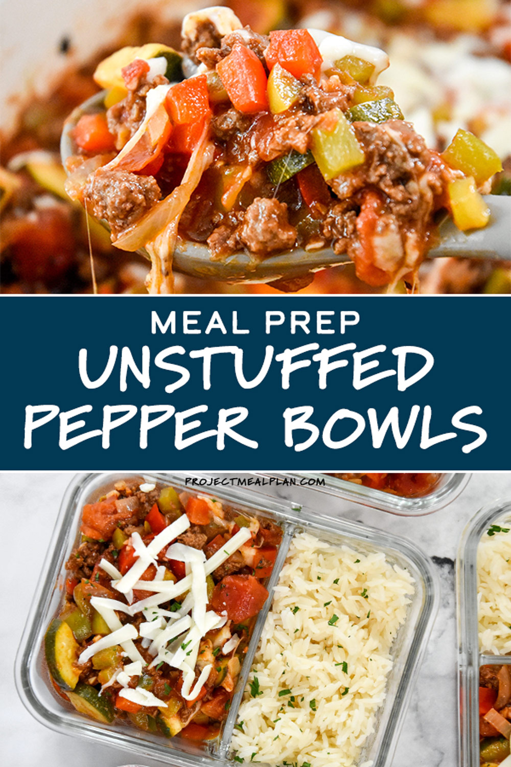 Meal Prep Unstuffed Pepper Bowls - Project Meal Plan