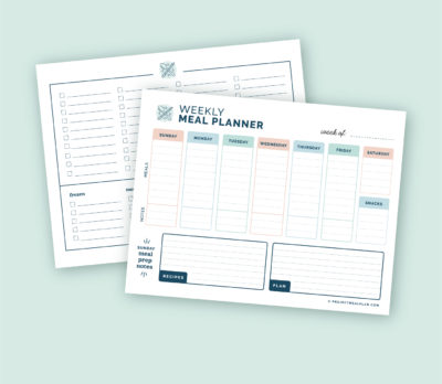 Project Meal Plan - Plan. Prep. Eat! - Project Meal Plan