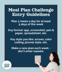 The 4-Week Meal Planning Challenge: January 2025 - Project Meal Plan