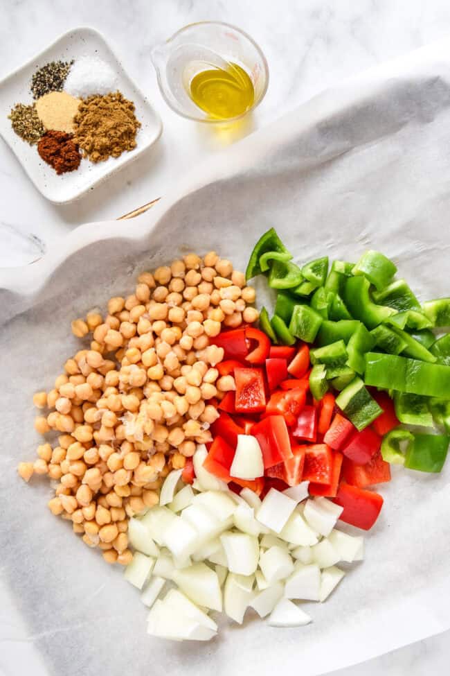 Roasted Chickpea Taco Salad Bowls - Project Meal Plan